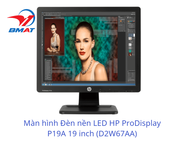 Màn hình Đèn nền LED HP ProDisplay P19A 19 inch (D2W67AA) - Bmat.vn